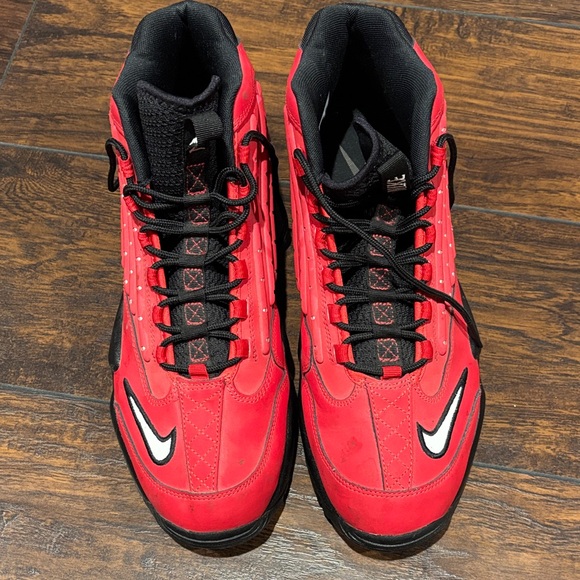 Nike | Shoes | Nike Mens Vibrant Red And Black Sneakers | Poshmark